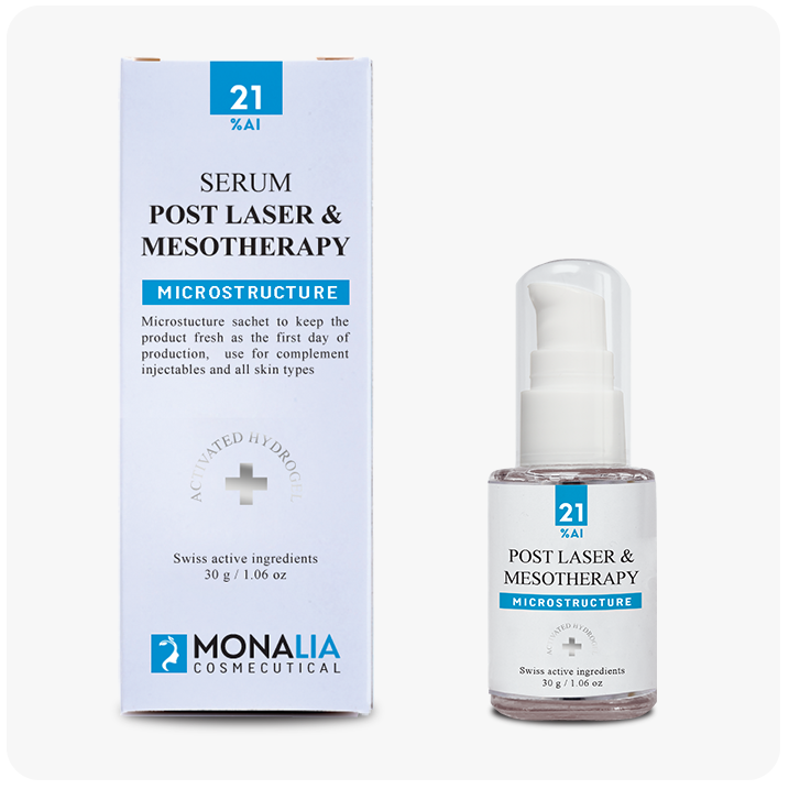 سرم پس از مزوتراپی و لیزر مونالیا - مونالیا
