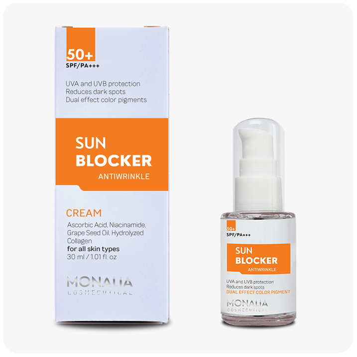 فلوئید ضد آفتاب مونالیا (رنگ طبیعی پوست) - مونالیا